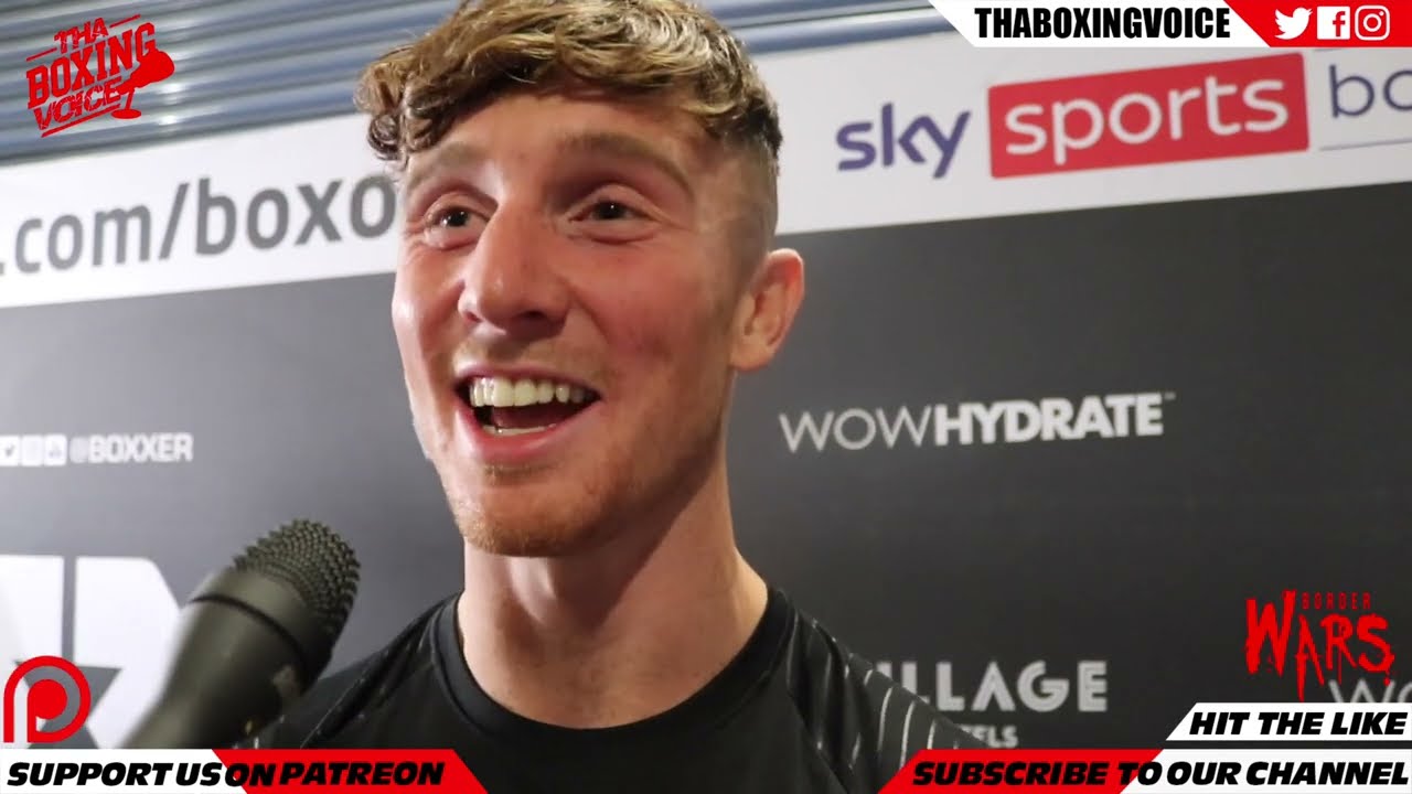 🛑Bradley 'The Sting' 🐝 Rea 12-0-0 5KO's post fight interview after 1st ...