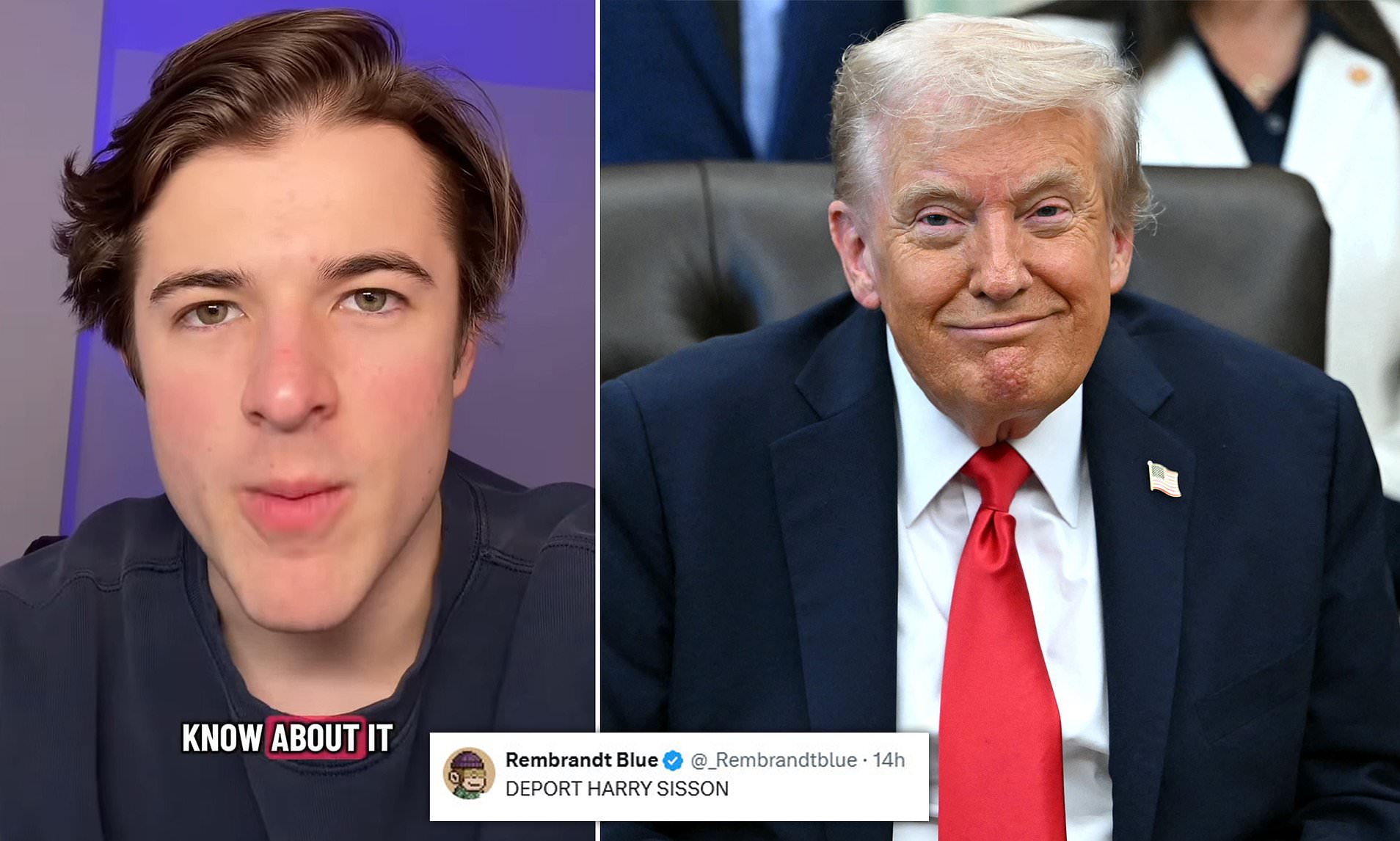 MAGA rallies to deport Democrat influencer after he claims Biden ...