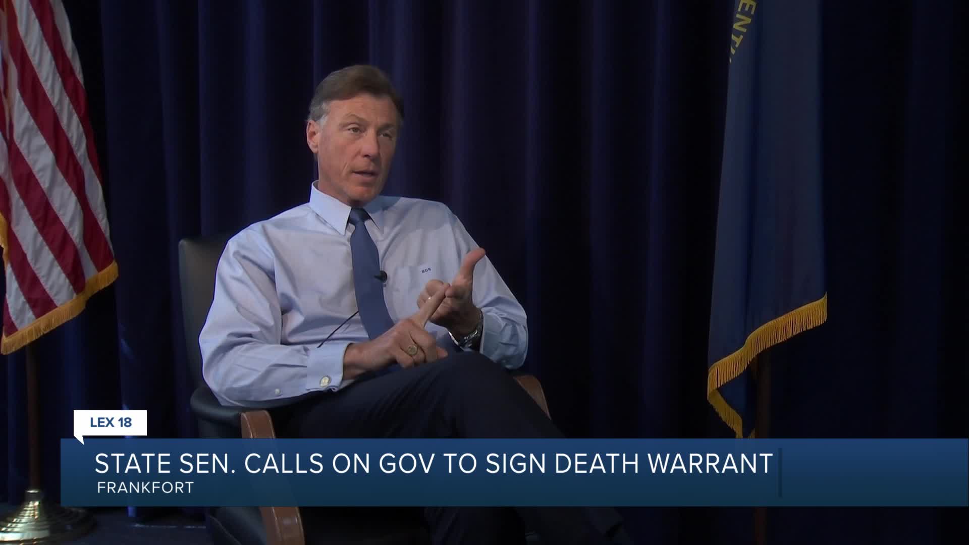 State Sen. Calls on Gov. to Sign Death Warrant
