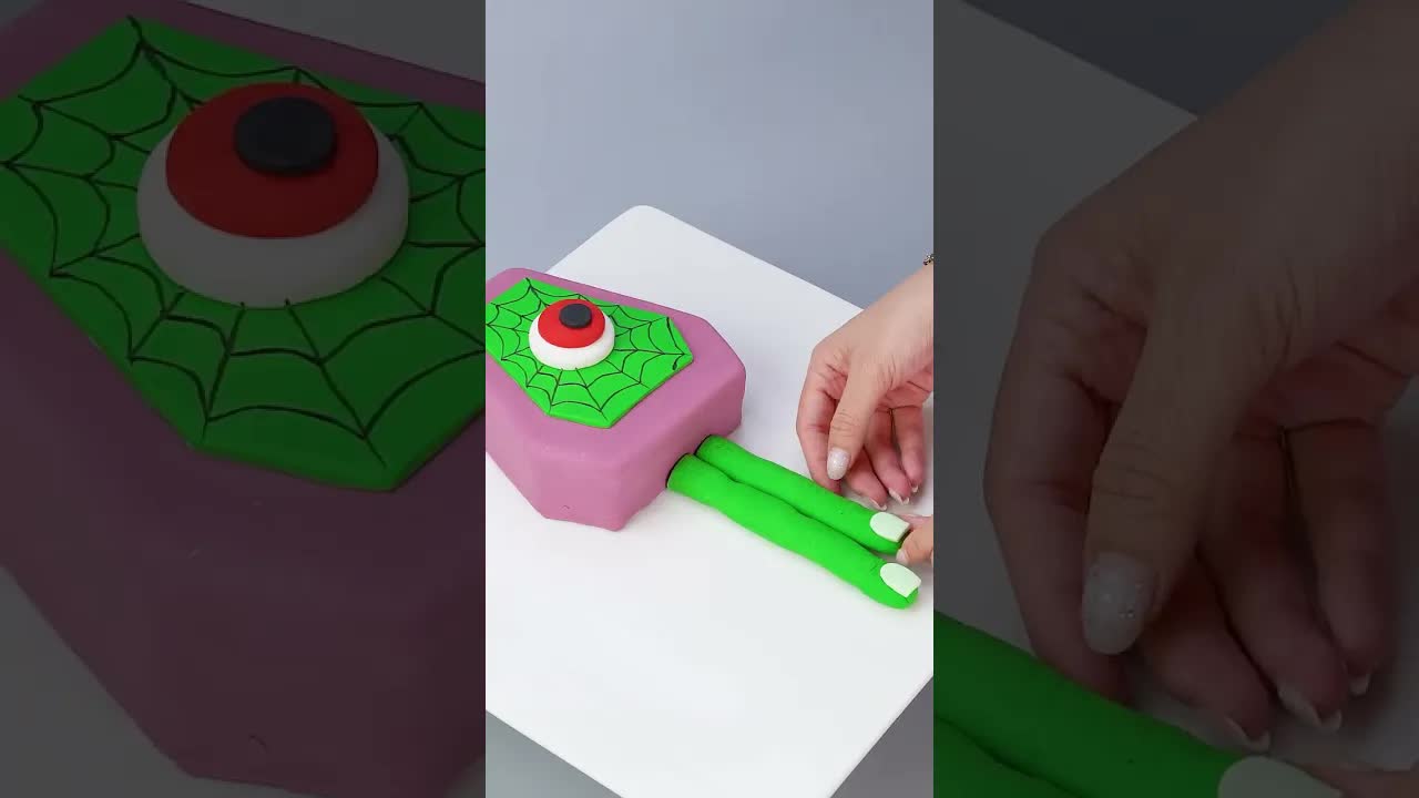 Awesome Hallowwen Cake Horror Recipe #shorts #cake #halloween