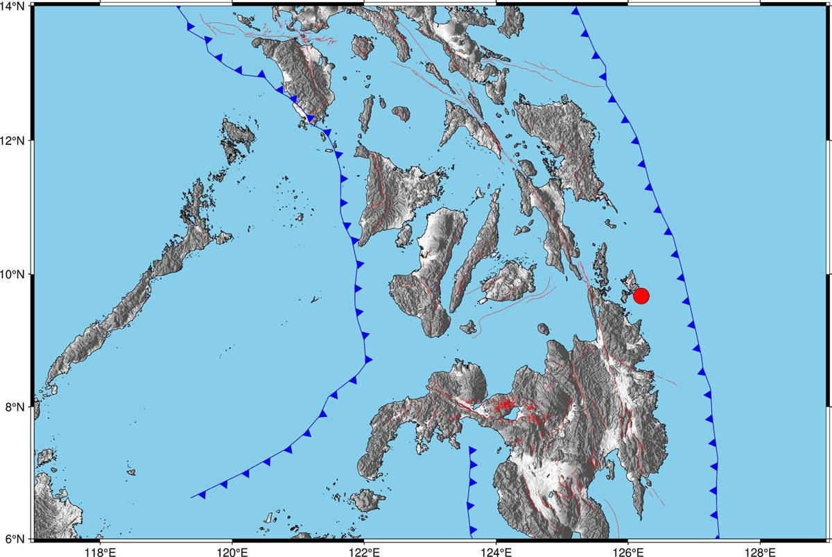 Strong quake jolts Surigao del Norte