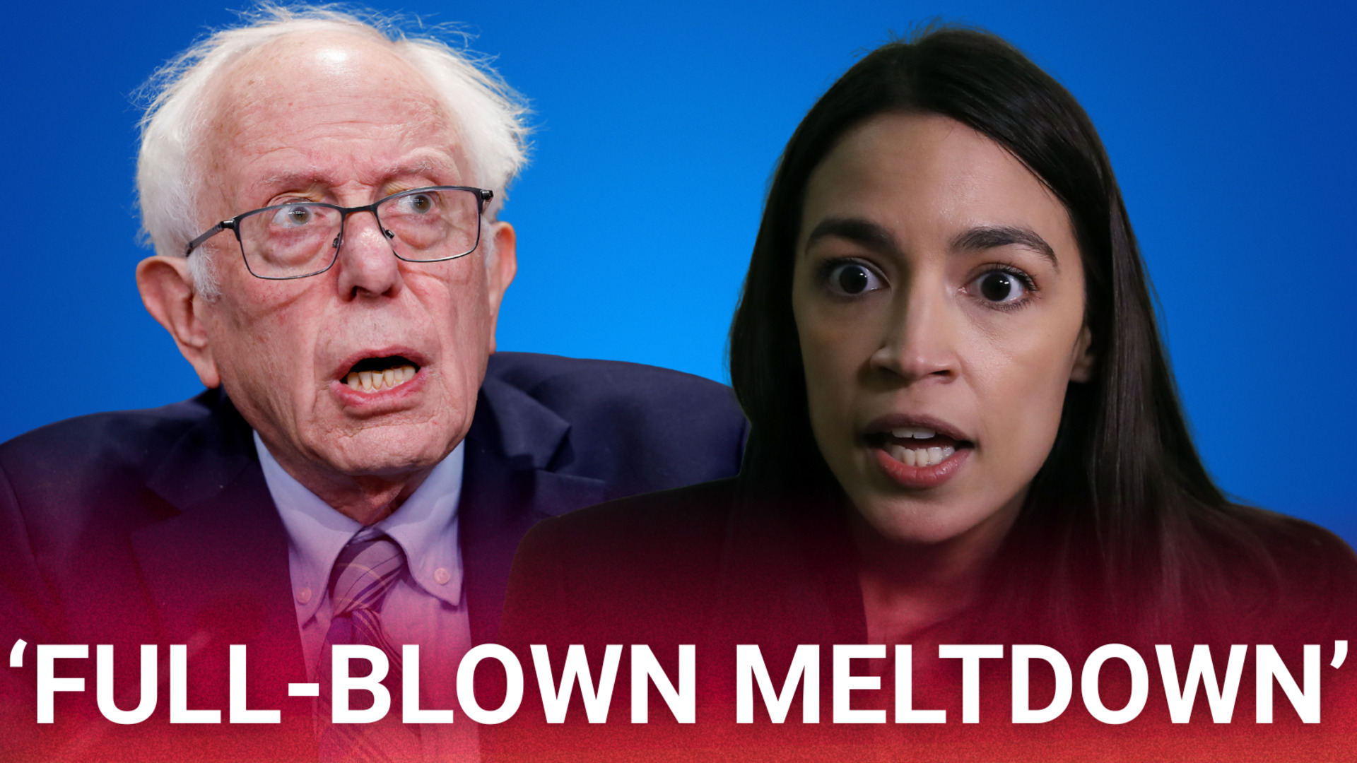 AOC and Bernie Sanders savagely ridiculed for meltdown during CNN town hall