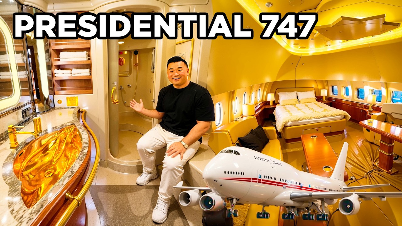 Flying high in the presidential jet