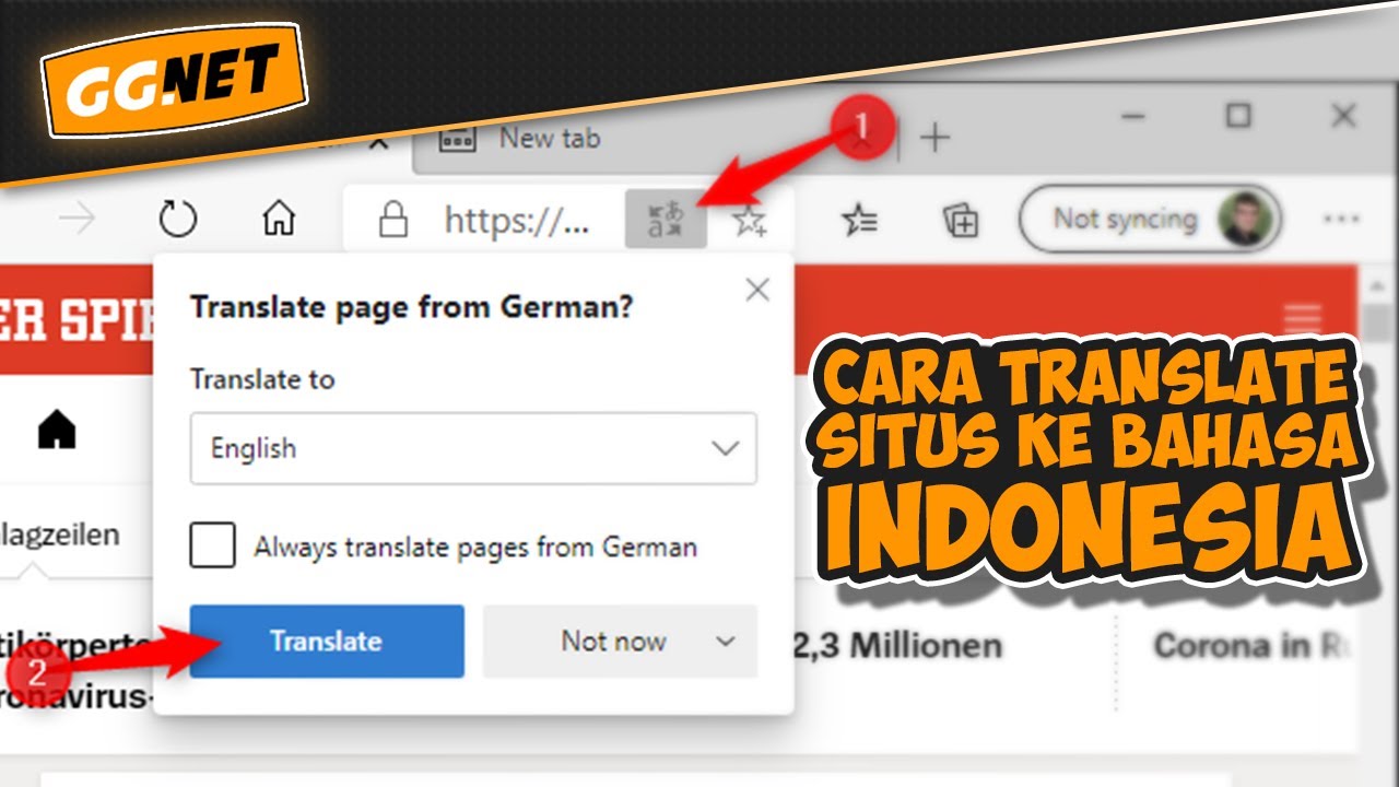 Cara Translate Situs ke Bahasa Indonesia