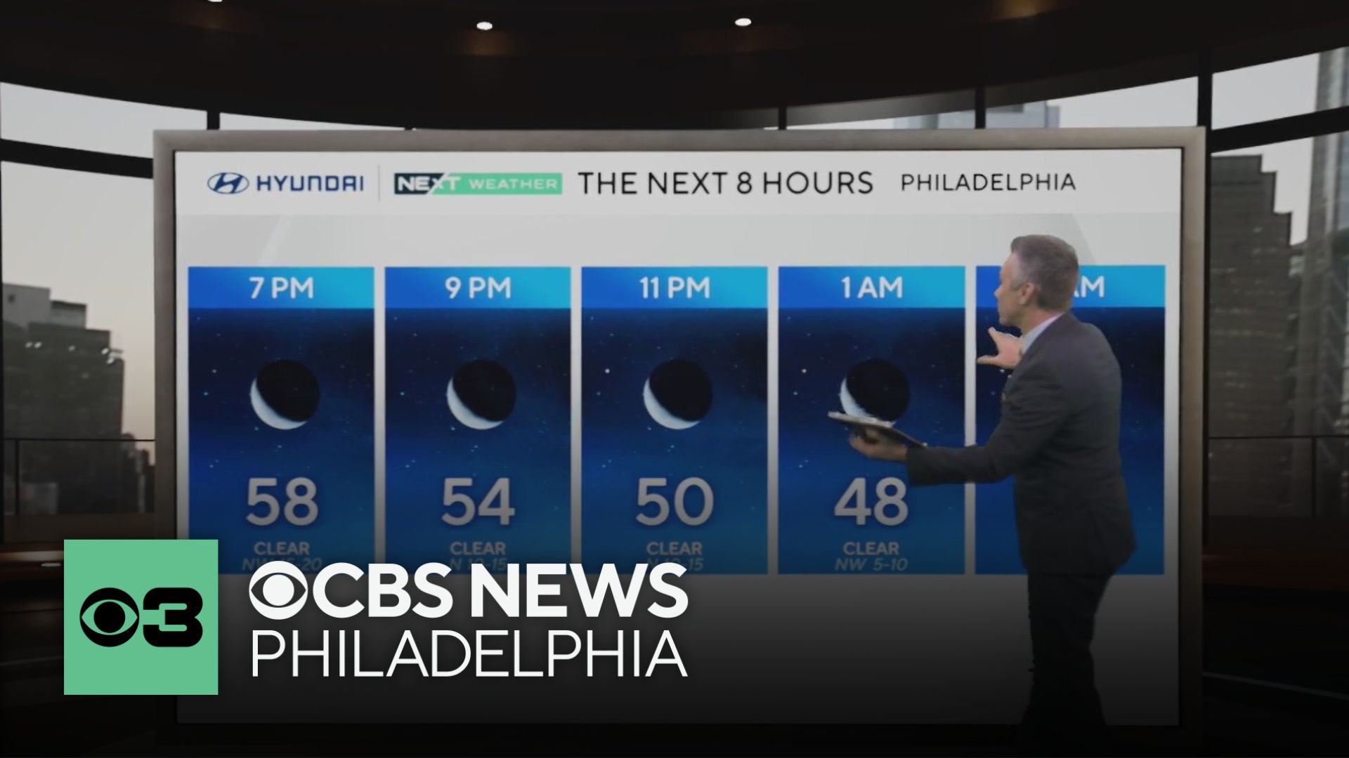 Chilly Thursday night in Philadelphia region
