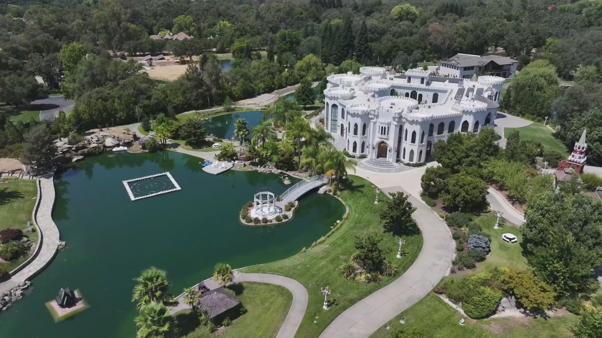 Opulent 'White Swan Castle' in Granite Bay at the center of controversy