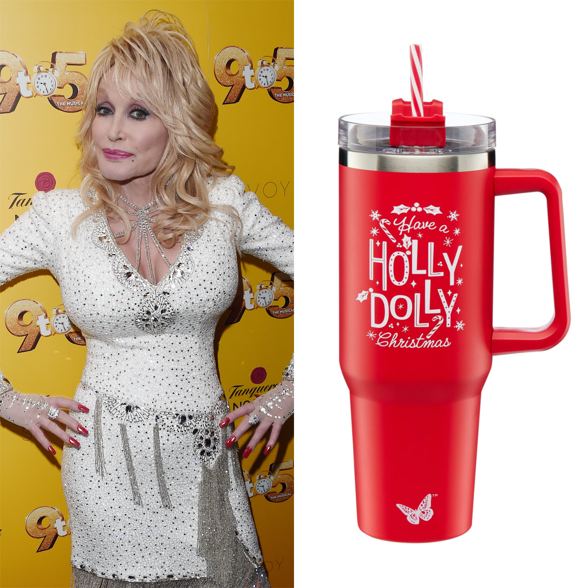 Dolly Parton-themed Stanley cup dupes out now for the holidays. Where ...