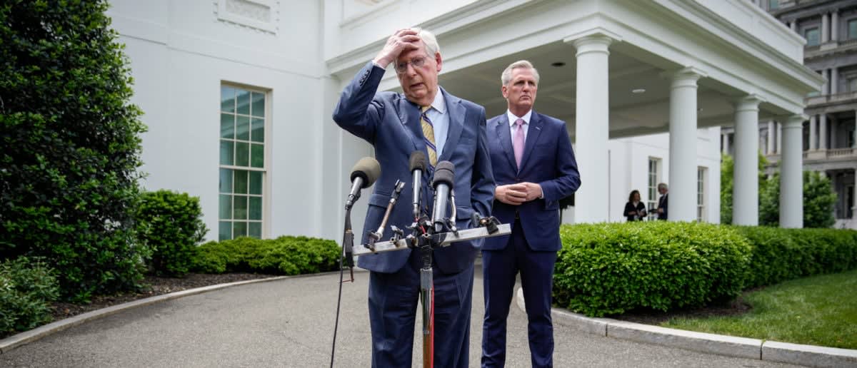 Mitch McConnell Tumbles To The Ground While Answering Reporter’s Question