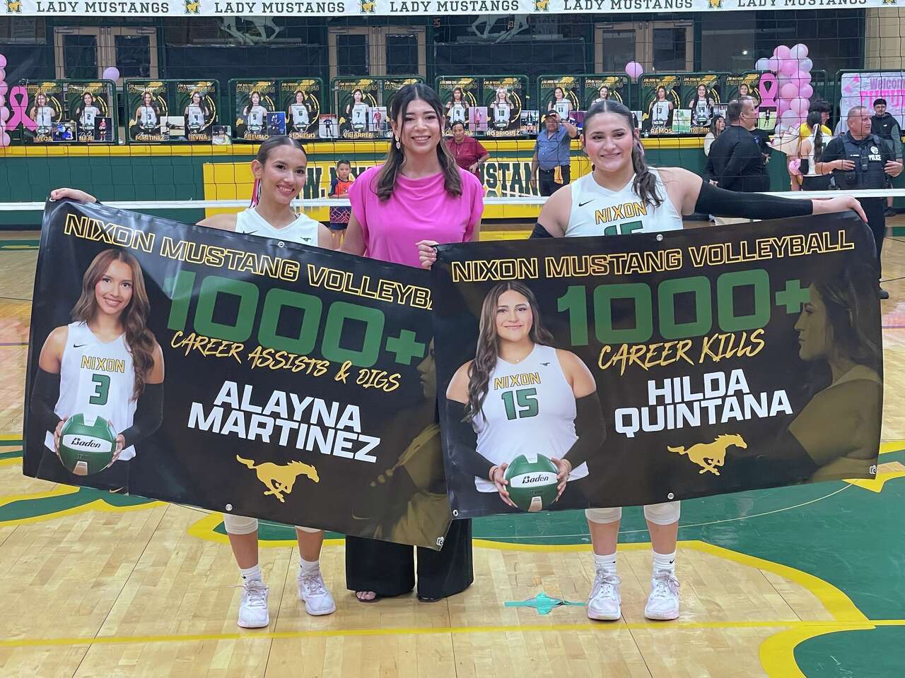 Nixon's Hilda Quintana, Alayna Martinez hit 1,000 career marks
