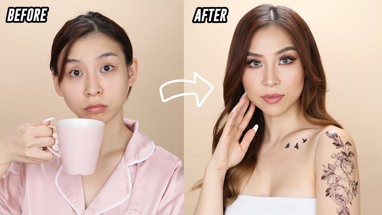 Baddie makeup 🔥 - Turning myself into an ABG (Asian Baby Girl)