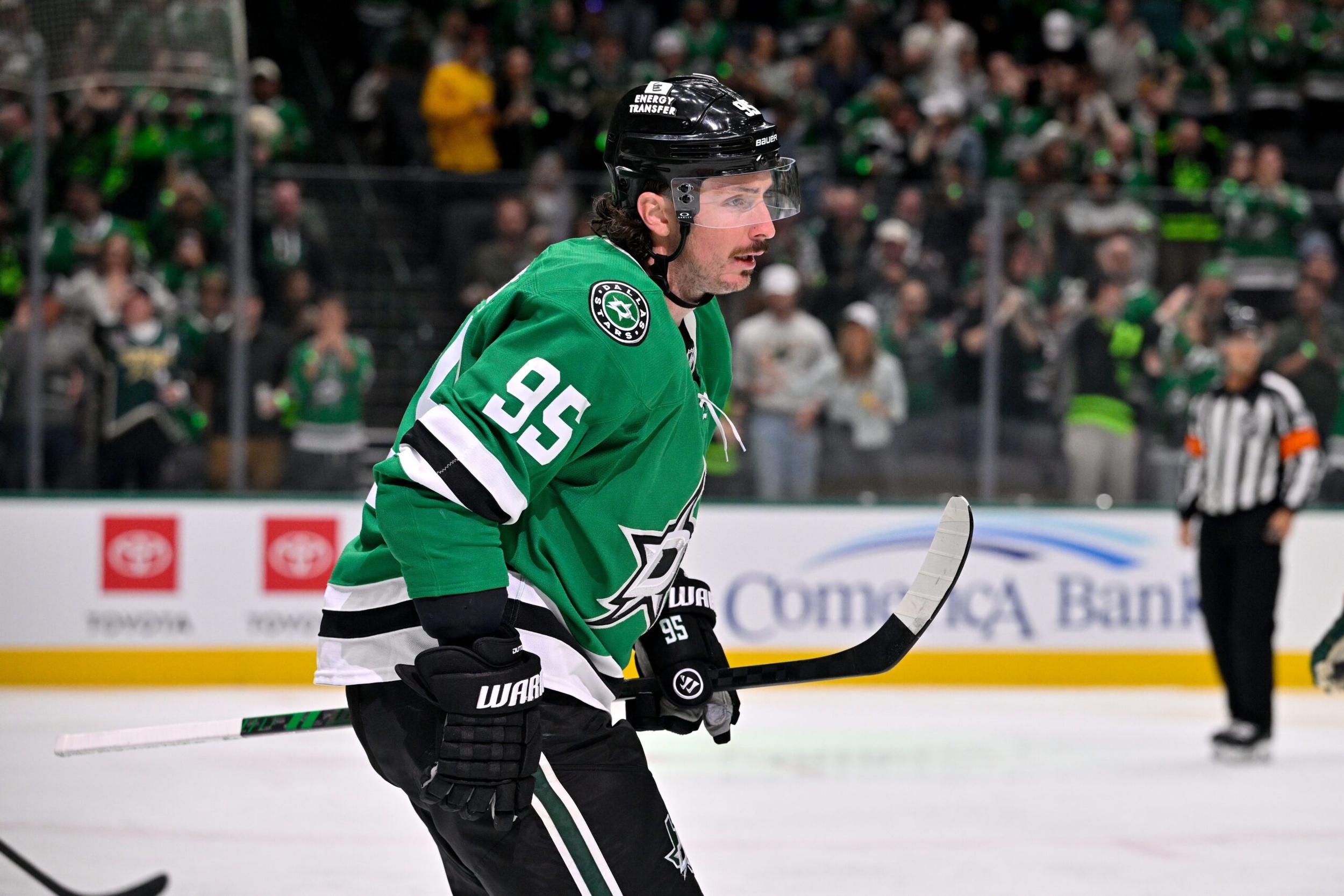 Stars’ Matt Duchene out against Canucks with upper-body injury