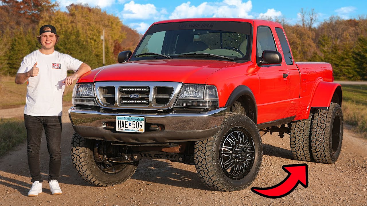 I built a dually Ford Ranger for towing!💥