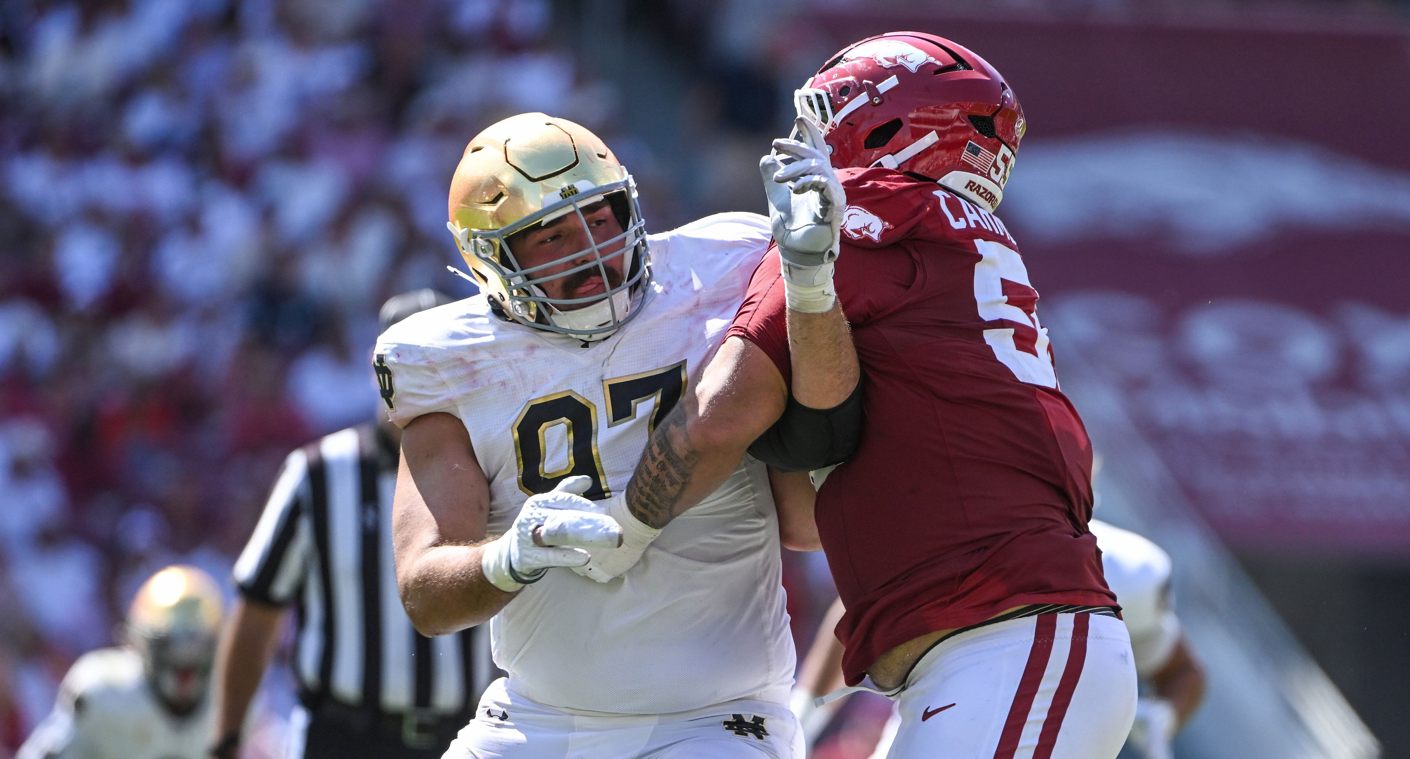 Key player on Notre Dame’s defensive line ruled out for USC game