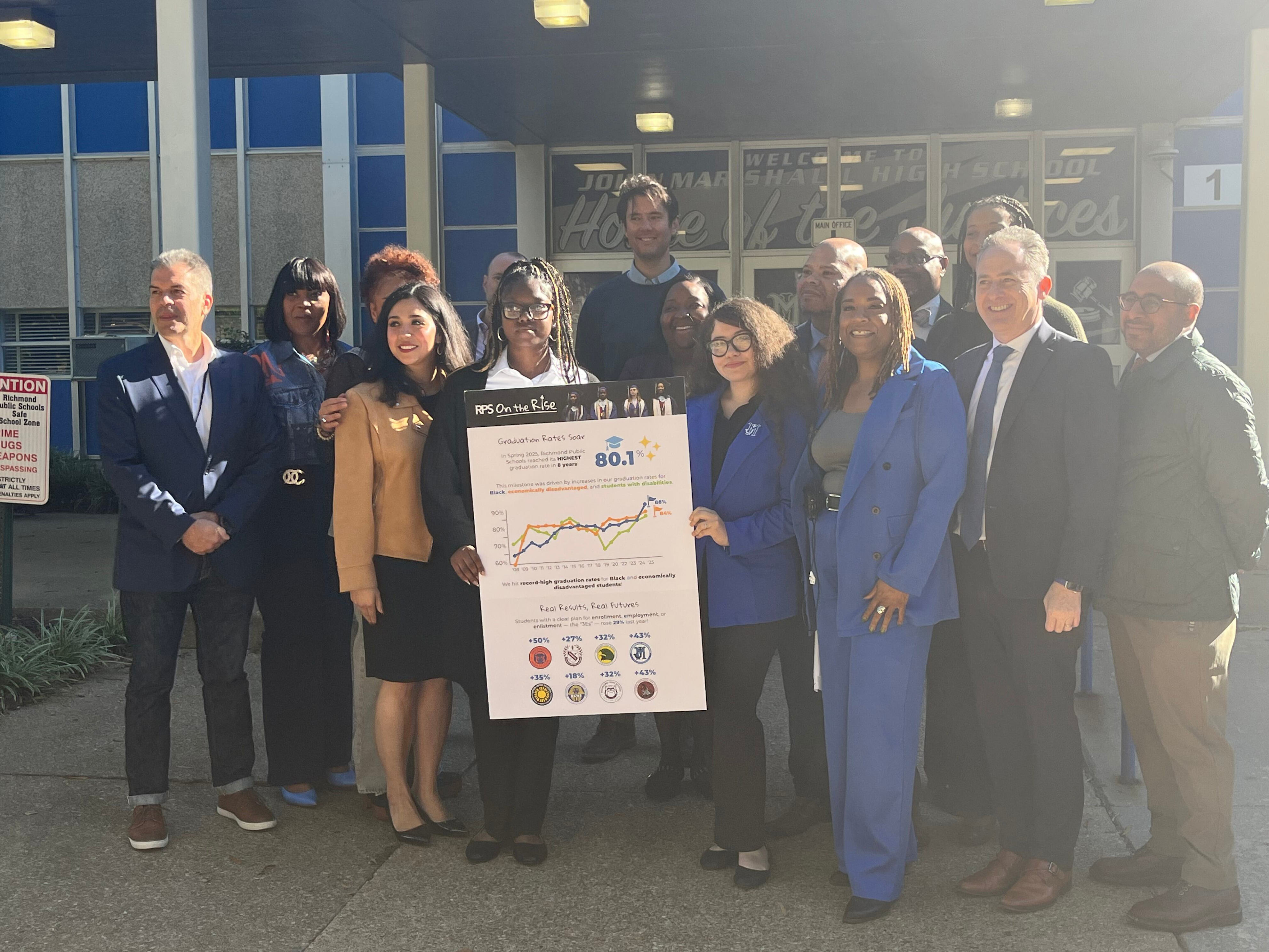 John Marshall High School achieves 100% graduation rate