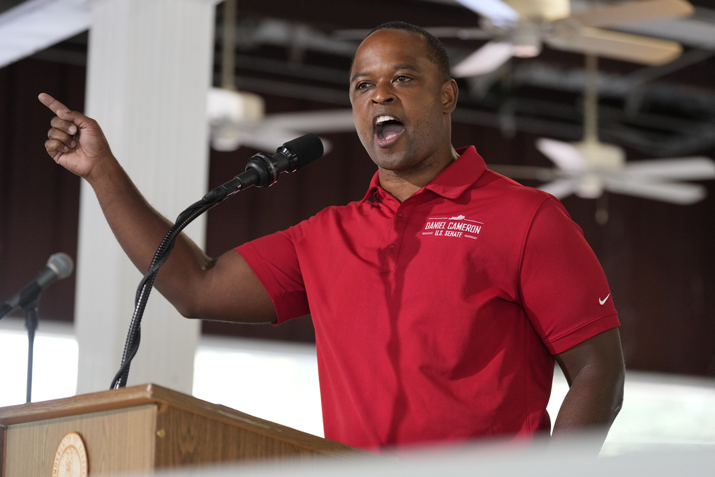 Daniel Cameron ahead in GOP Kentucky Senate primary polls despite ...