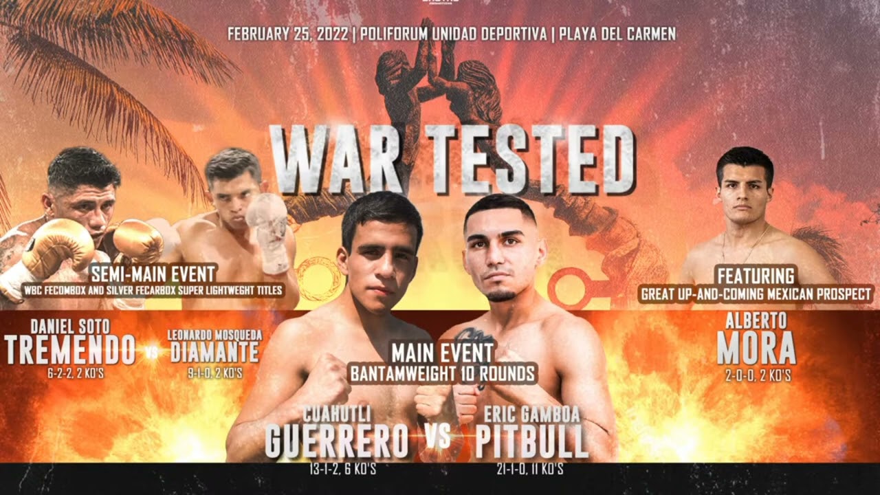Fightstars.tv fight night #8🥊 Feb 25 Playa del Carmen war tested promo🔥