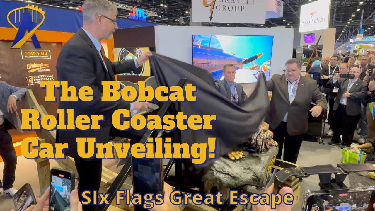 The Bobcat Coaster Car Reveal for Six Flags Great Escape at IAAPA Expo 2023