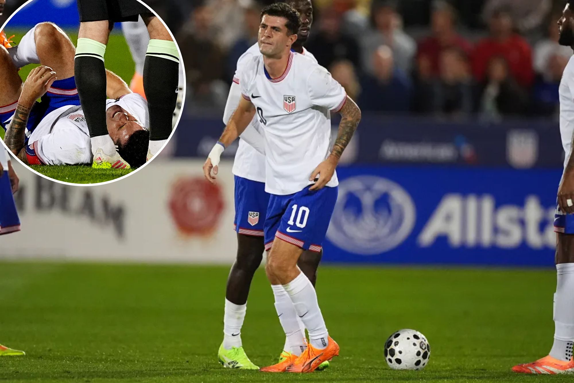 Christian Pulisic facing potential month-long absence after USMNT injury