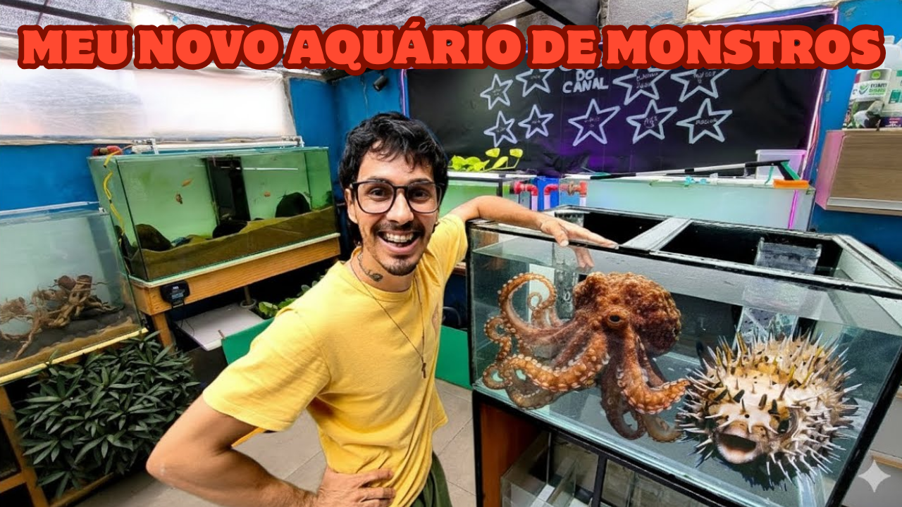 Meu Novo Aquário Sea Monster Chegou!