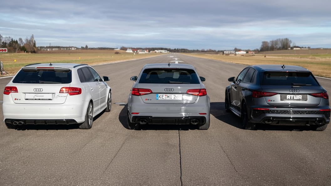 RS3 vs. RS3 vs. RS3 Drag Race