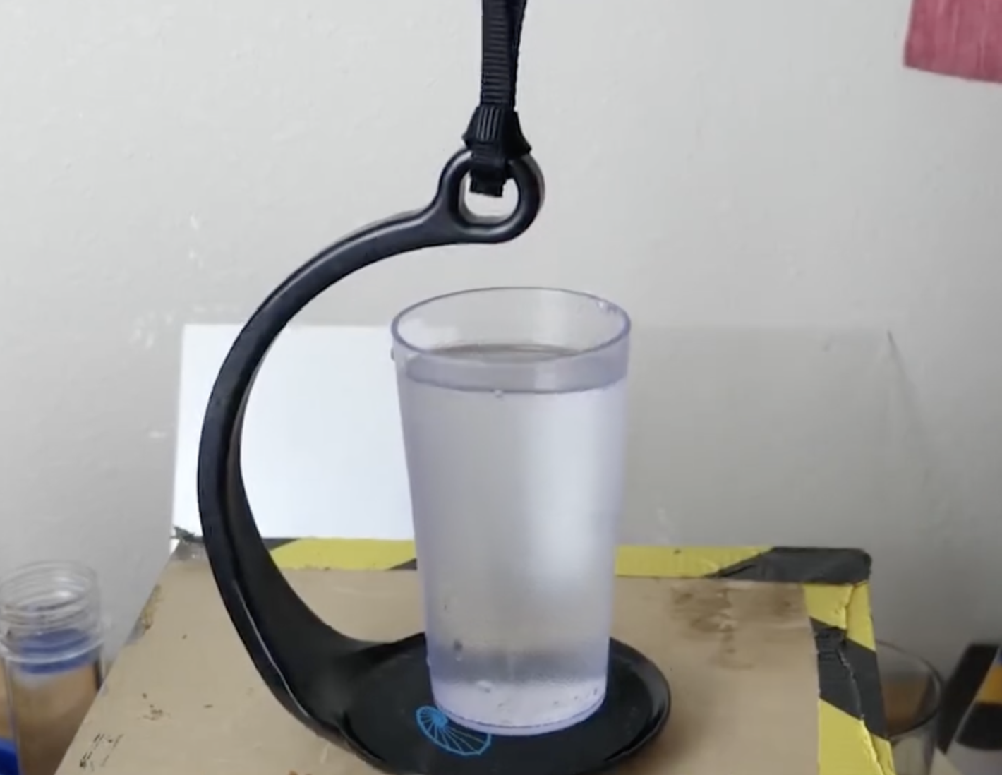 I can't make water spill out of this glass