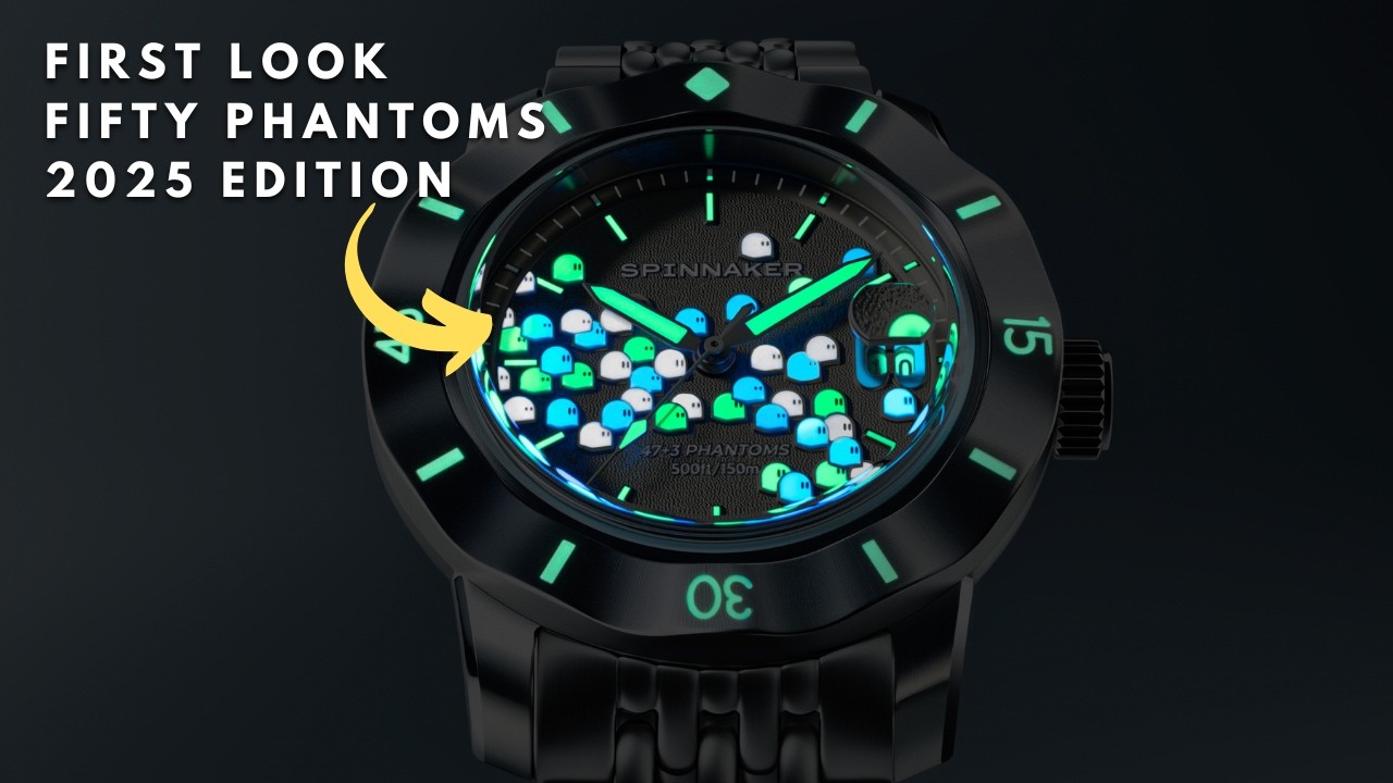 Spinnaker Fifty Phantoms Watch With a Lume Like No Other