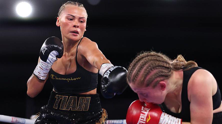Tiah-Mai Ayton: Meet the boxer 'scaring' world champion Katie Taylor