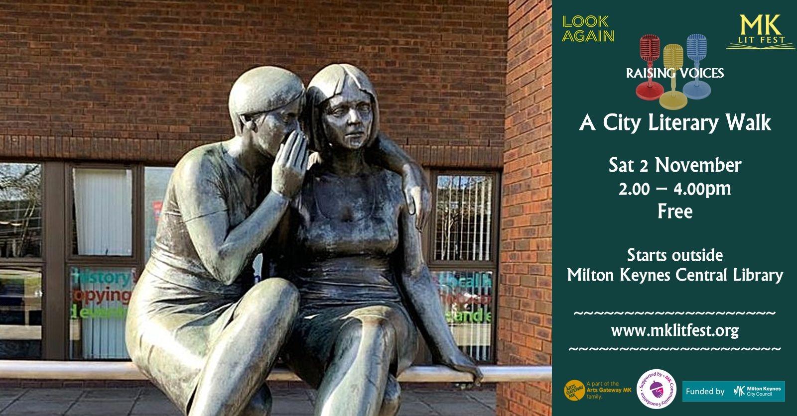 See Central MK from ten new angles on a City Literary Walk with MK Lit Fest!