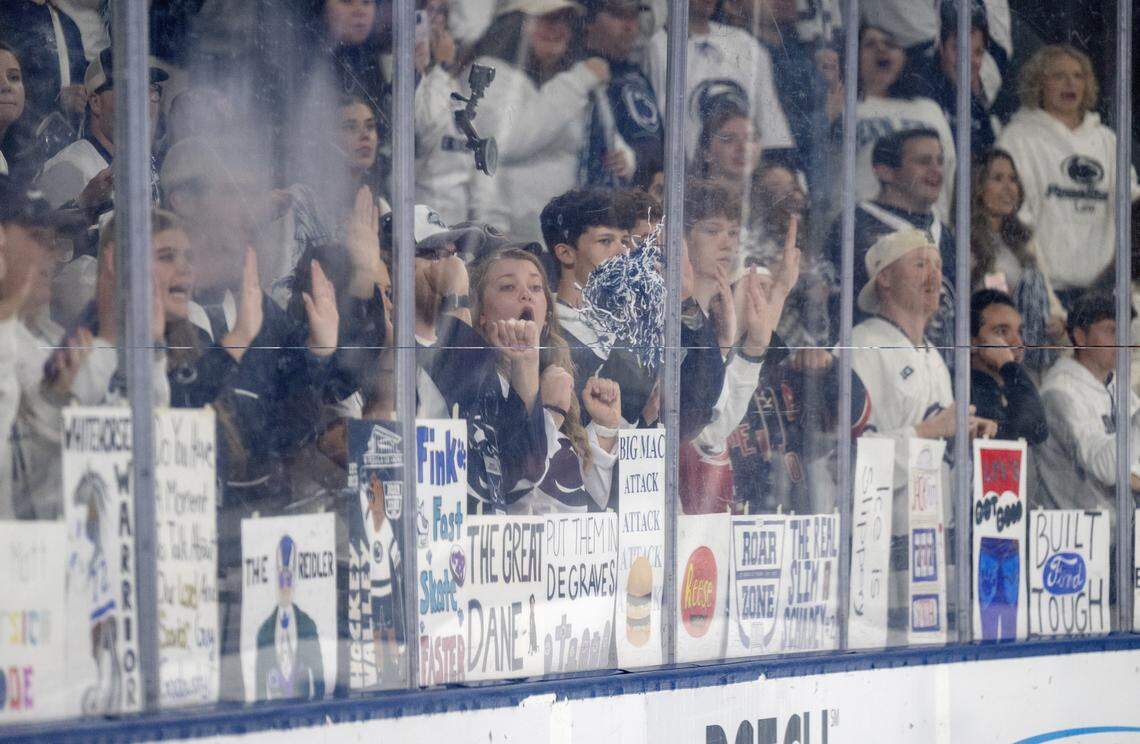 Penn State men's hockey's talented freshman class continues to earn ice ...