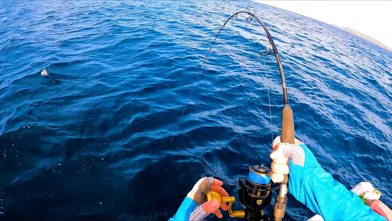 Big game offshore fishing from tiny boats