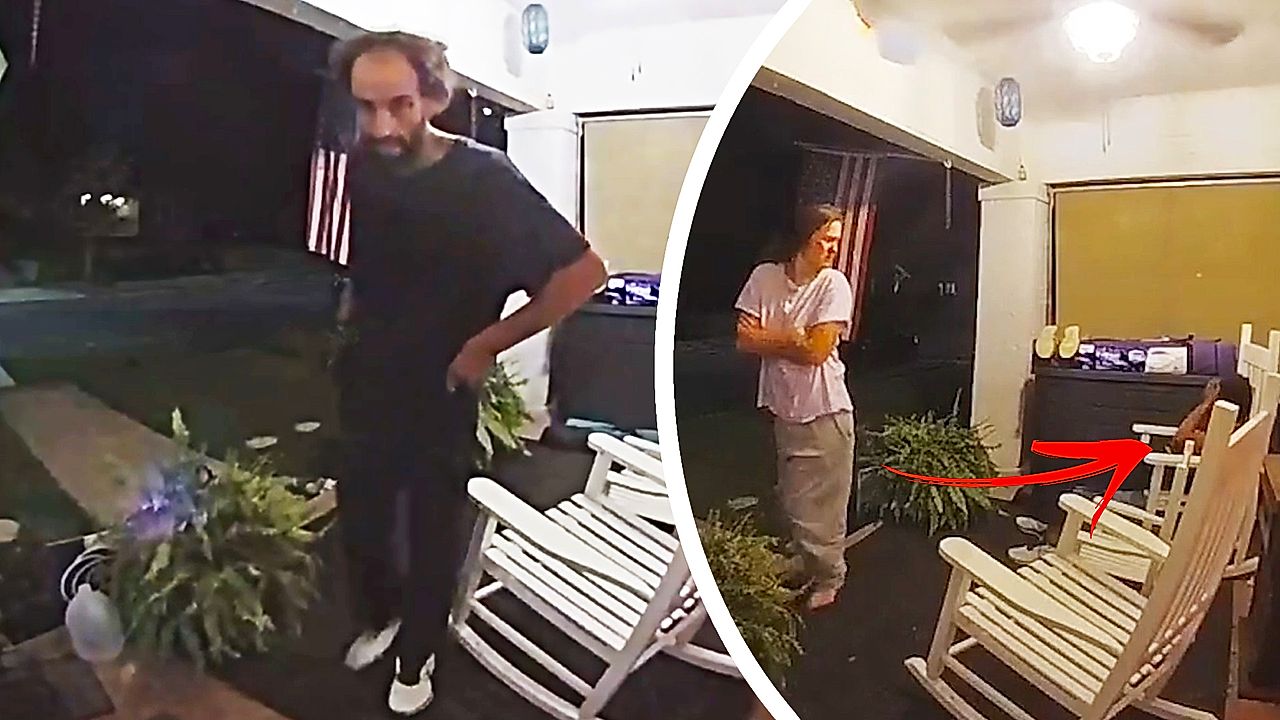 Une femme découvre un inconnu endormi sous son porche en pleine nuit