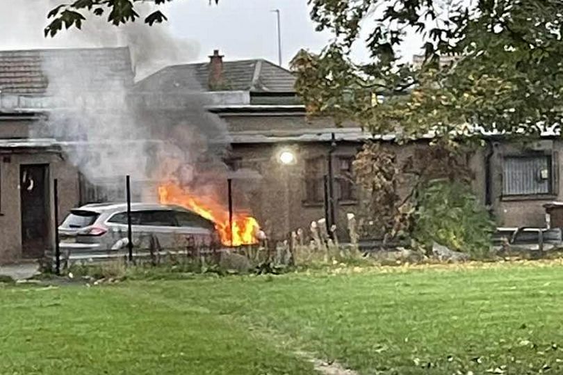 Edinburgh car bursts into flames near shops as owner 'tries to grab ...