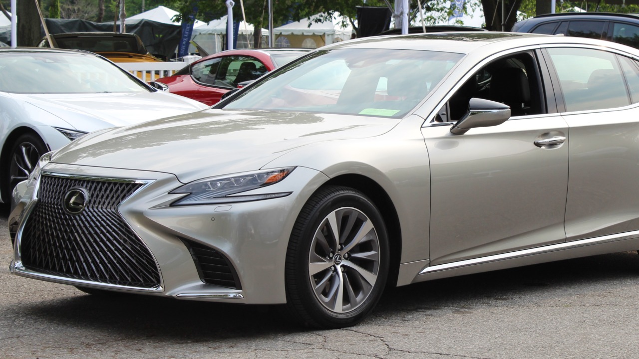 Lexus reveals insane six-wheeled LS minivan concept