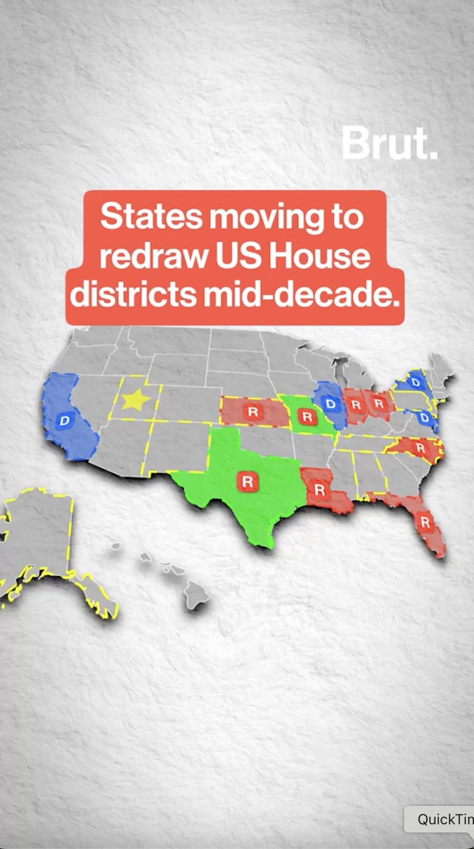 States moving to redraw US House districts mid-decade
