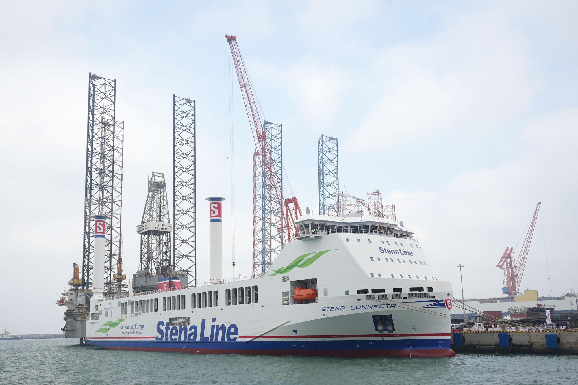 Stena Line’s new Heysham to Belfast ship officially named at China shipyard
