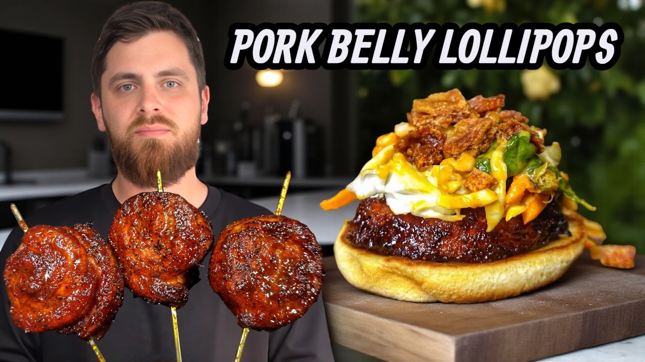 How to make Pork belly lollipops