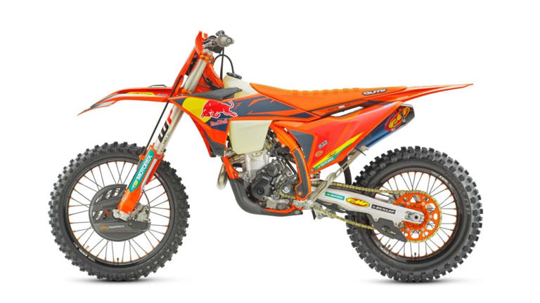 KTM Unveils Bold New Graphics on Updated 350 XC-F Factory Edition Dirt Bike