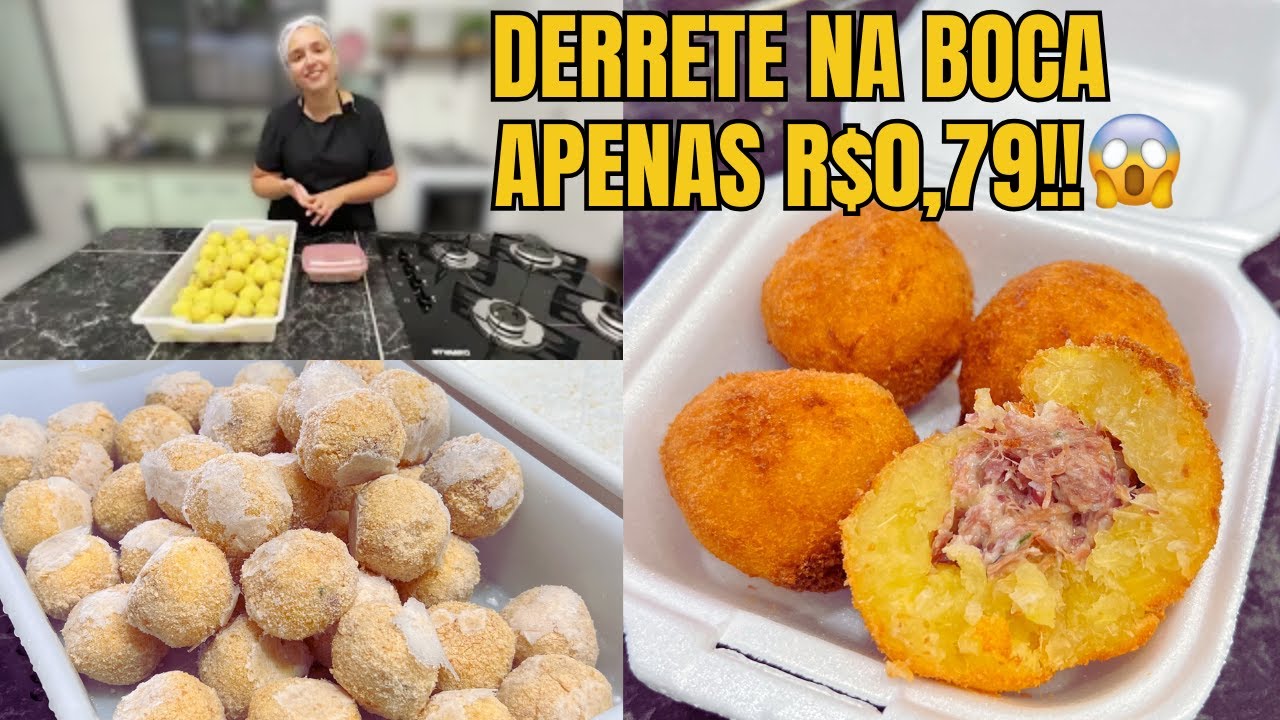 Bolinho de mandioca com carne seca – receita fácil para fazer e vender