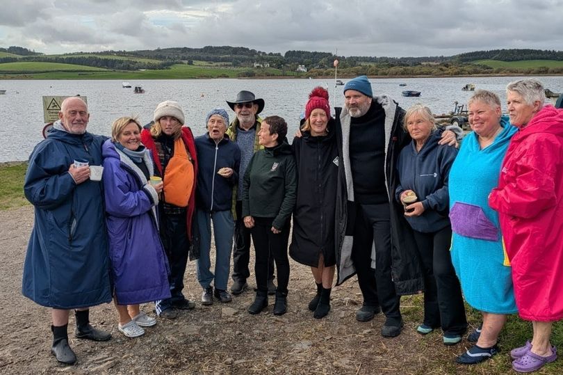 Famous faces join Dumfries and Galloway wild swimmers for dip in River Dee