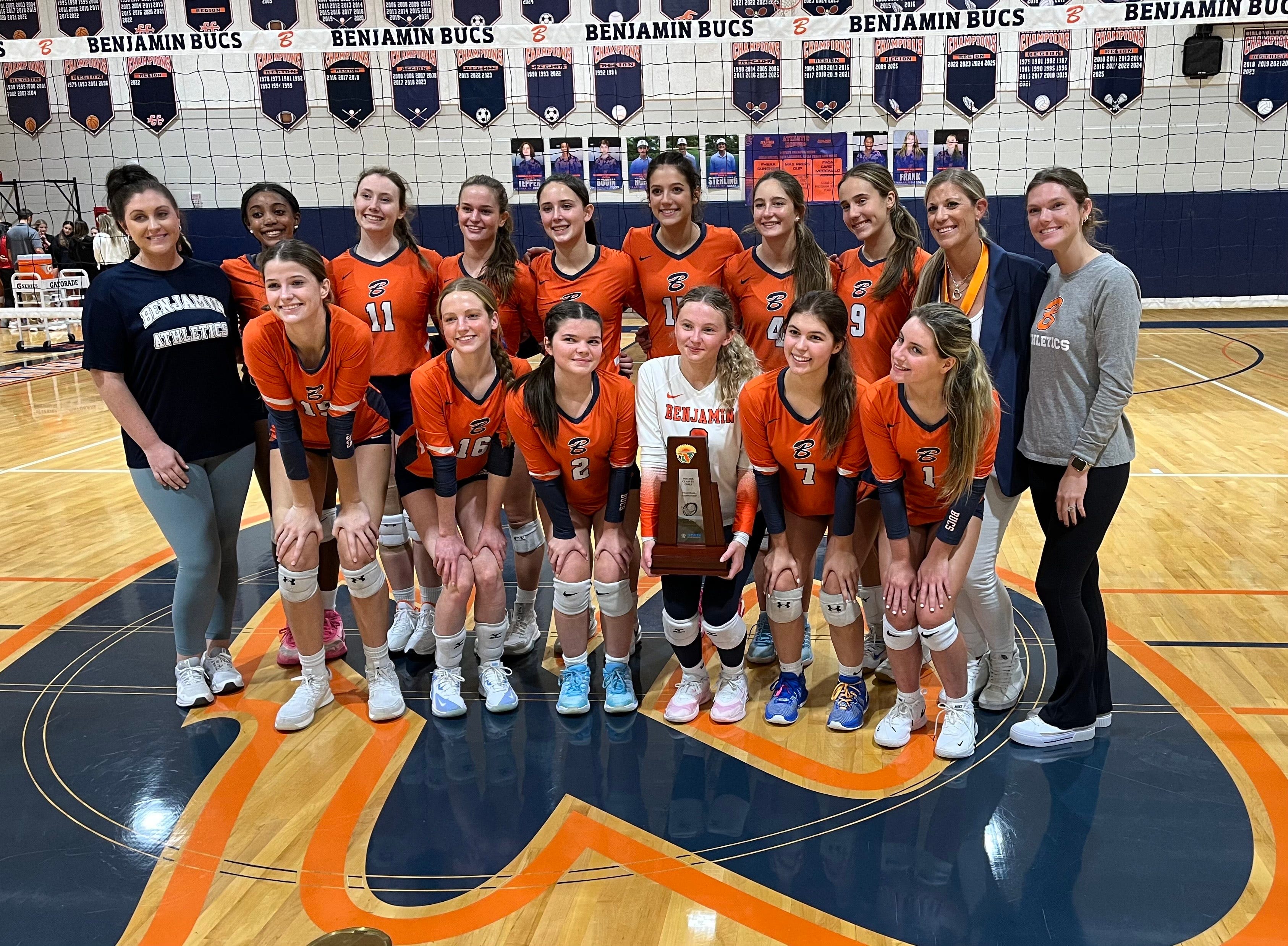 Riley McCaughey notches career milestone as Benjamin volleyball rallies ...