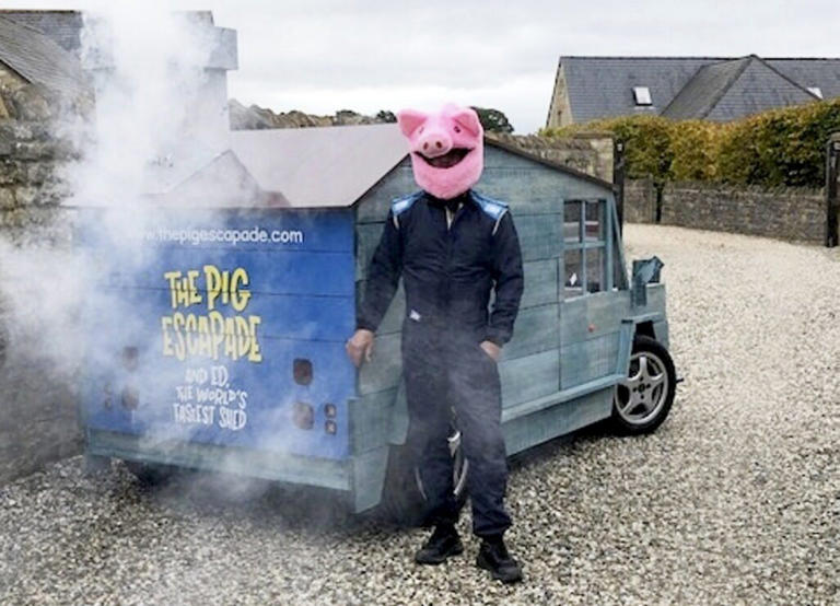 Man breaks world speed record for a shed travelling at 123mph
