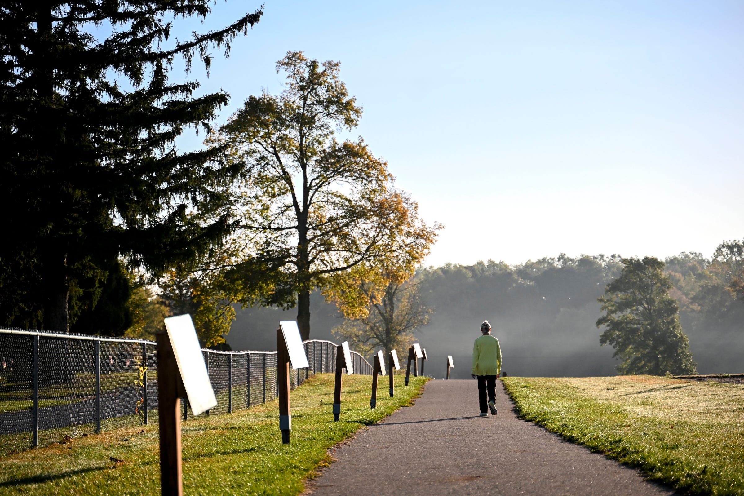 A Walk in the Park: Simmons Memorial Park near Webberville has paved ...