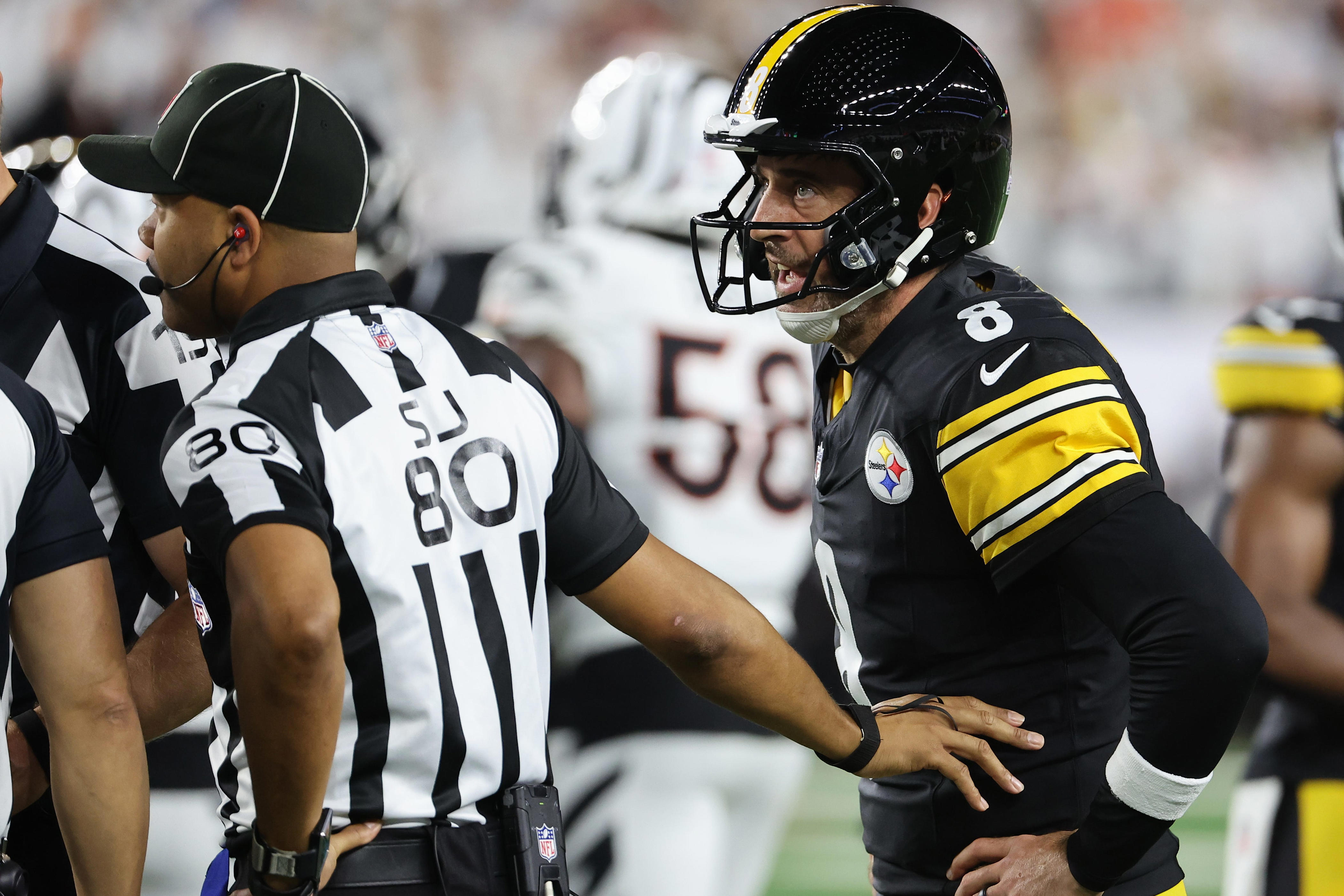 Aaron Rodgers gets grief from David Bakhtiari for his reaction to being ...