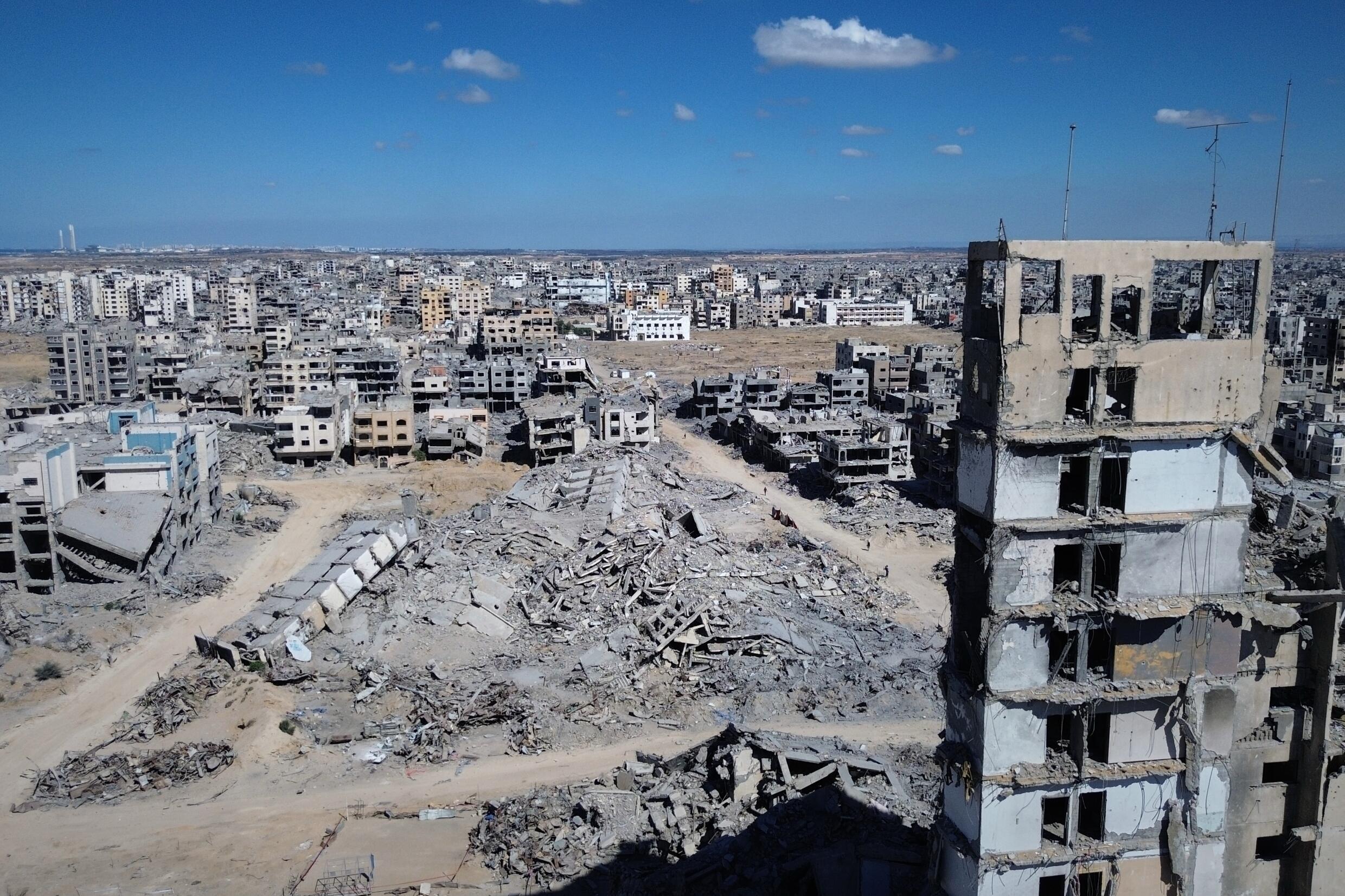 En images : la désolation de la ville de Gaza vue par un drone