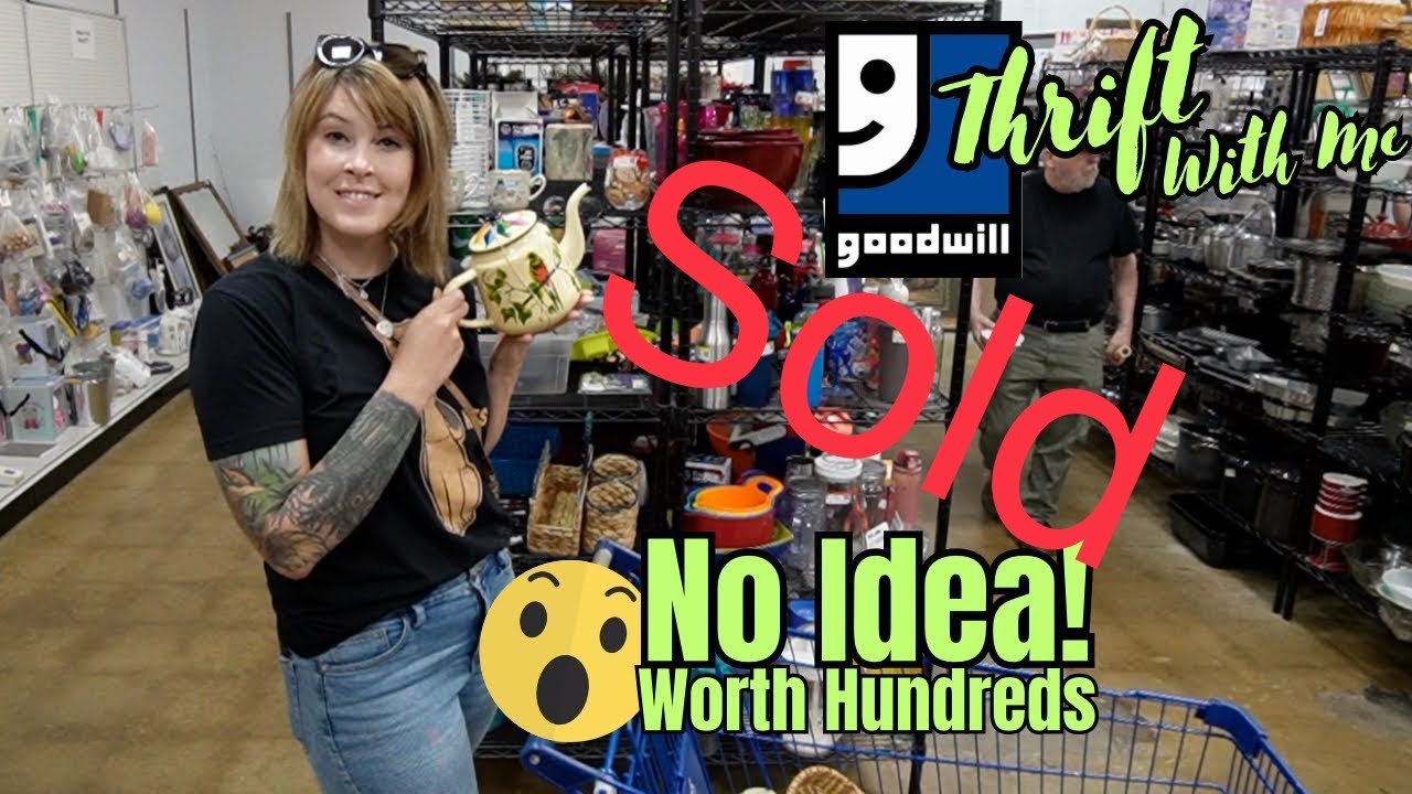 Sold | No Idea It Was Worth Hundreds | Goodwill Thrift with Me