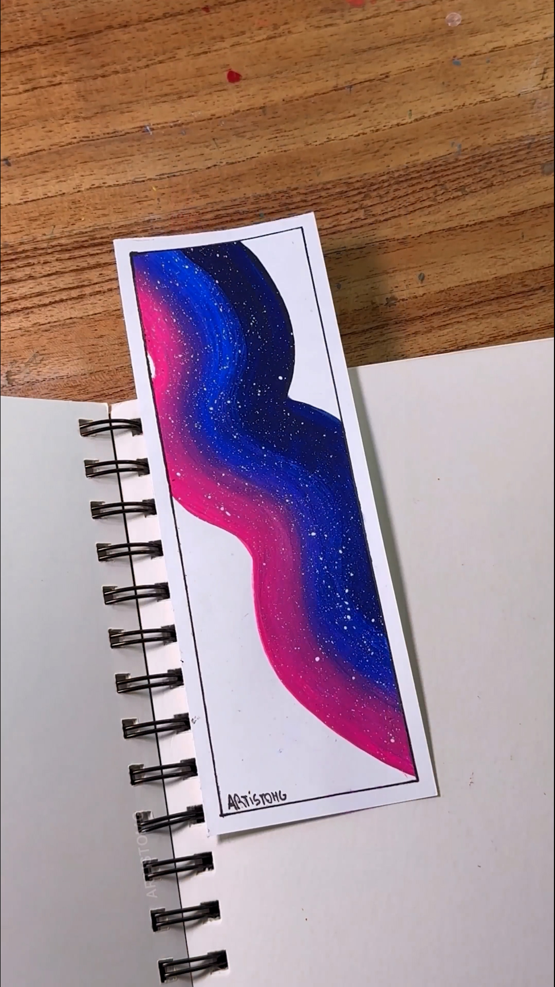 Cosmic Wave Bookmark