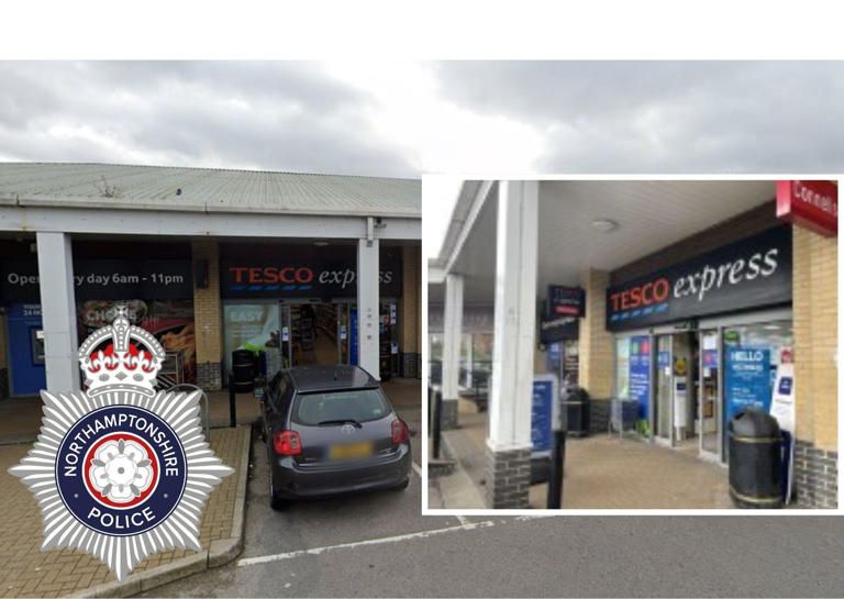 Man assaulted outside Corby Tesco store