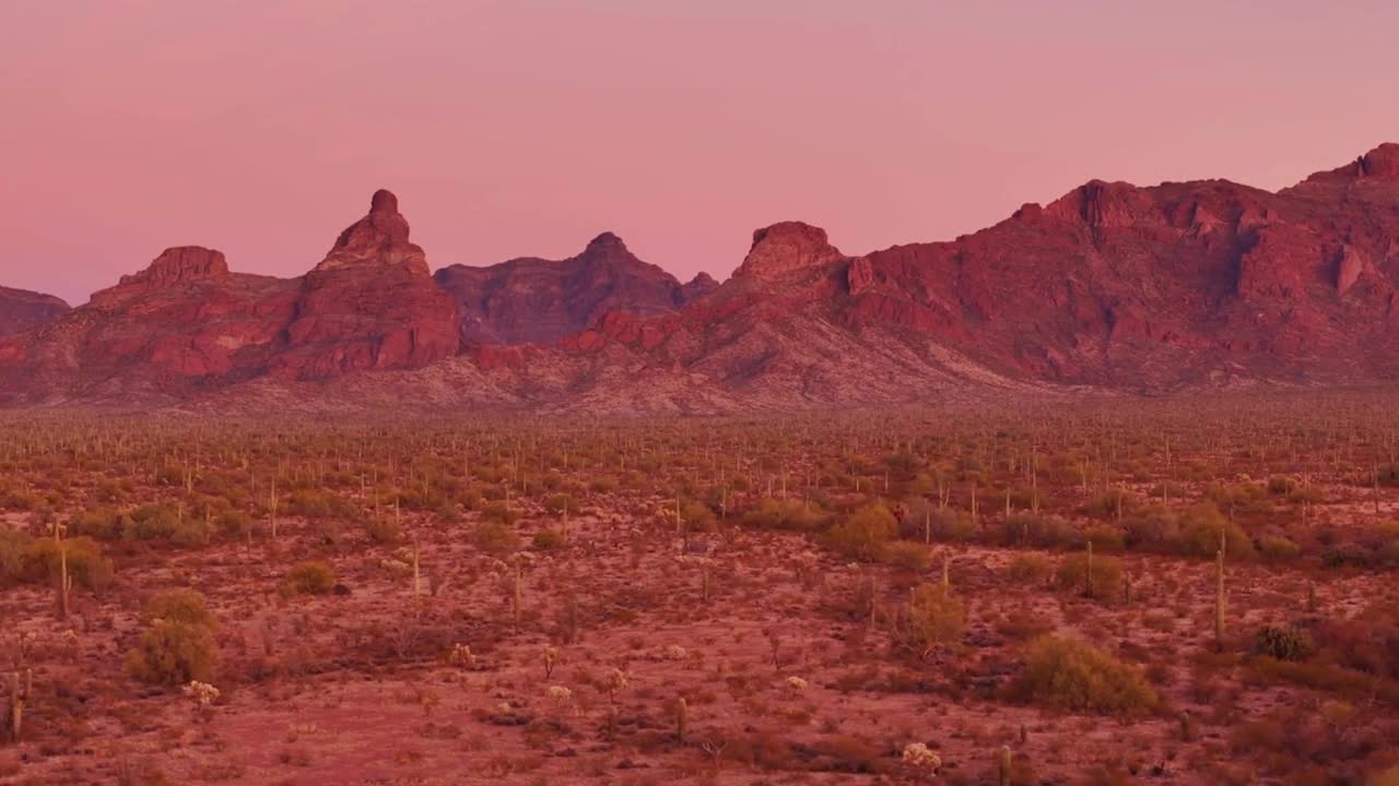 From Red Rocks to Desert Blooms: Arizona from the Sky...