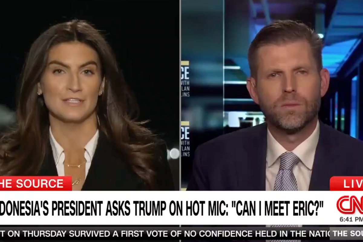 ‘I am a good boy’: Eric Trump responds after hot mic catches Indonesian ...