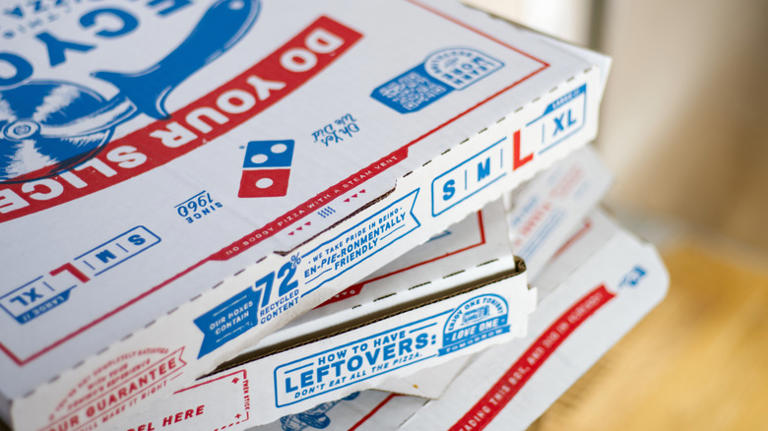 Why The Domino's Logo Has 3 Dots On Its Tiles